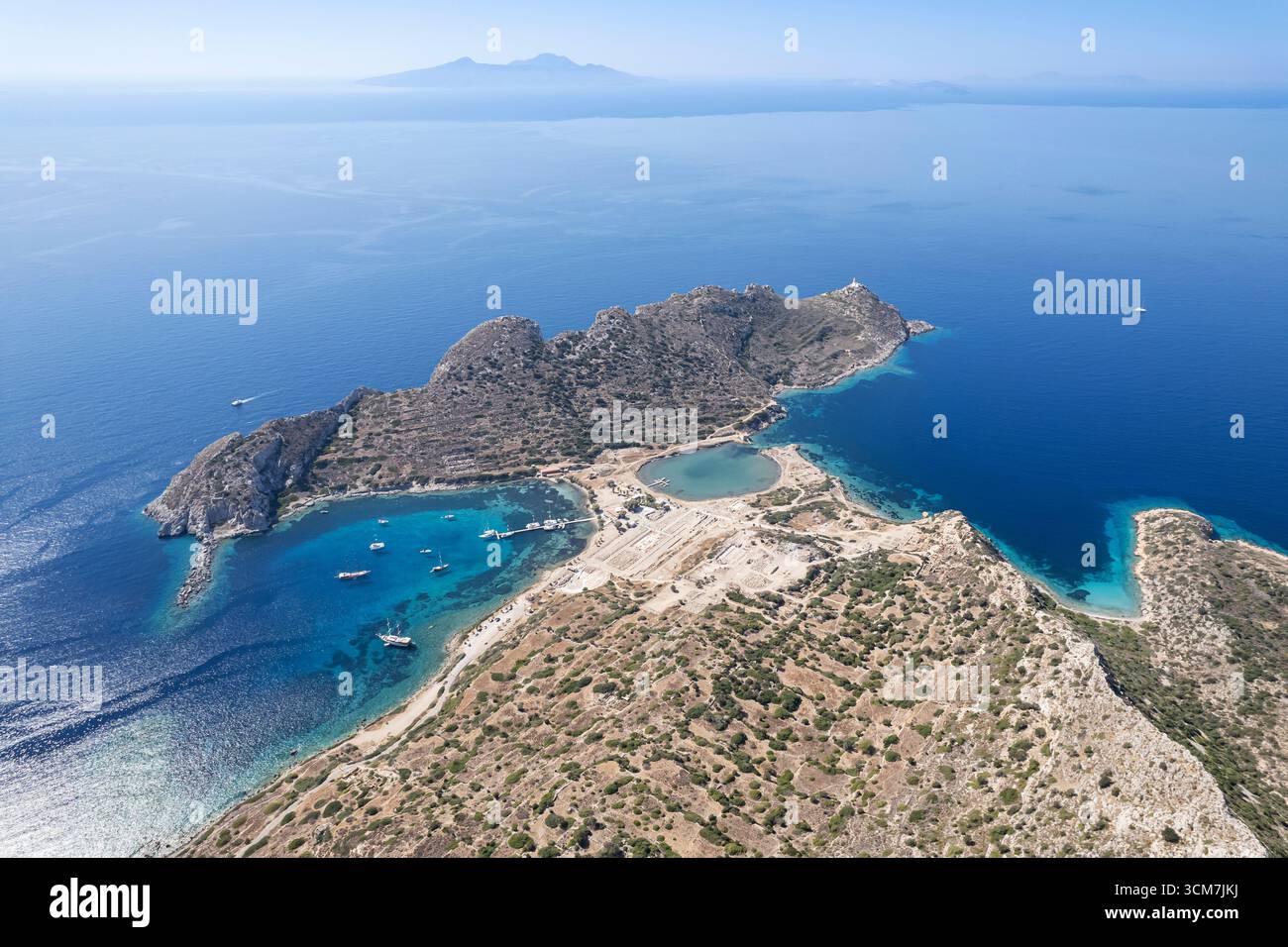 Aerial view of Cape Knidos Datca Peninsula Turkey Stock Photo - Alamy
