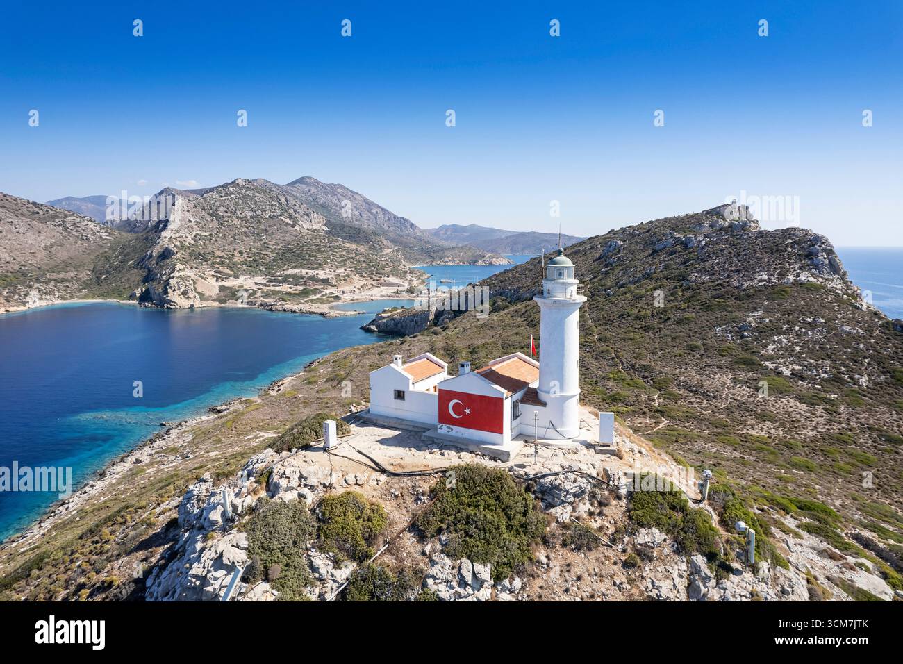Aerial view of Cape Knidos Datca Peninsula Turkey Stock Photo - Alamy