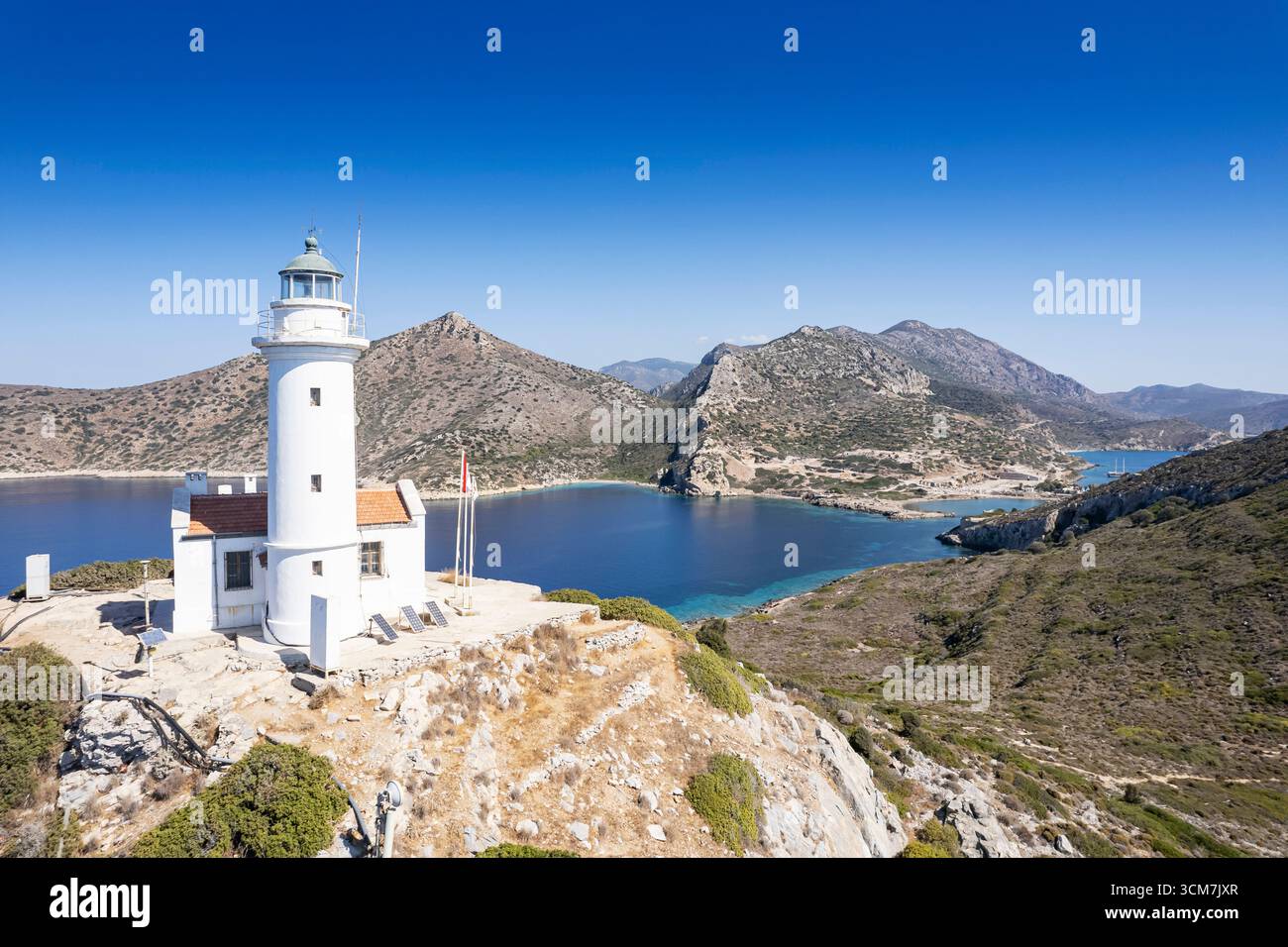 Aerial view of Cape Knidos Datca Peninsula Turkey Stock Photo - Alamy