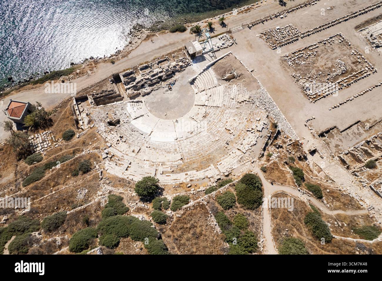 Aerial view of Cape Knidos Datca Peninsula Turkey Stock Photo - Alamy