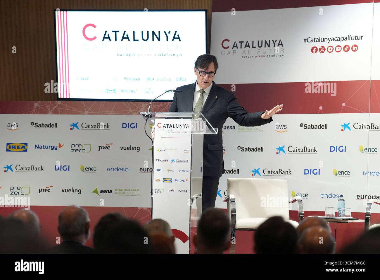 The President of the Generalitat, Salvador Illa, inaugurates the Europa ...