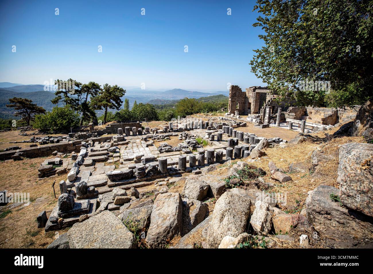 Labranda archaeological site, the Temple of Zeus Labraundeus, Mugla ...