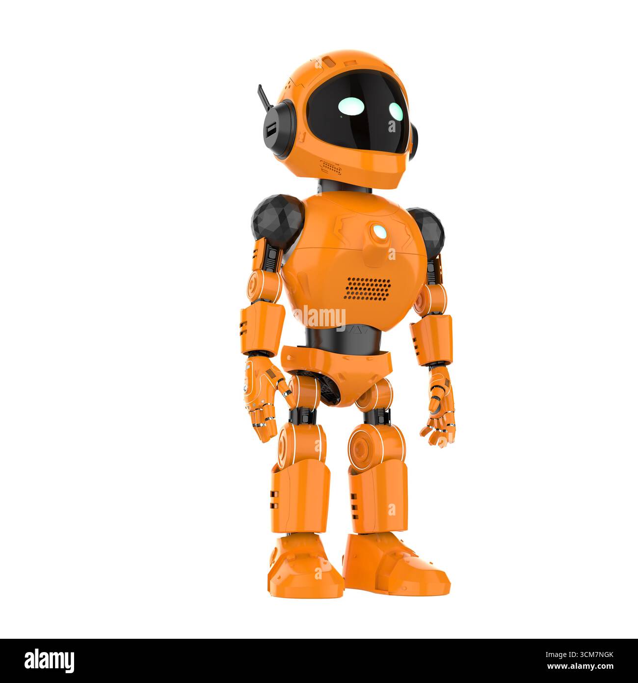 3d rendering cute and small artificial intelligence personal assistant ...