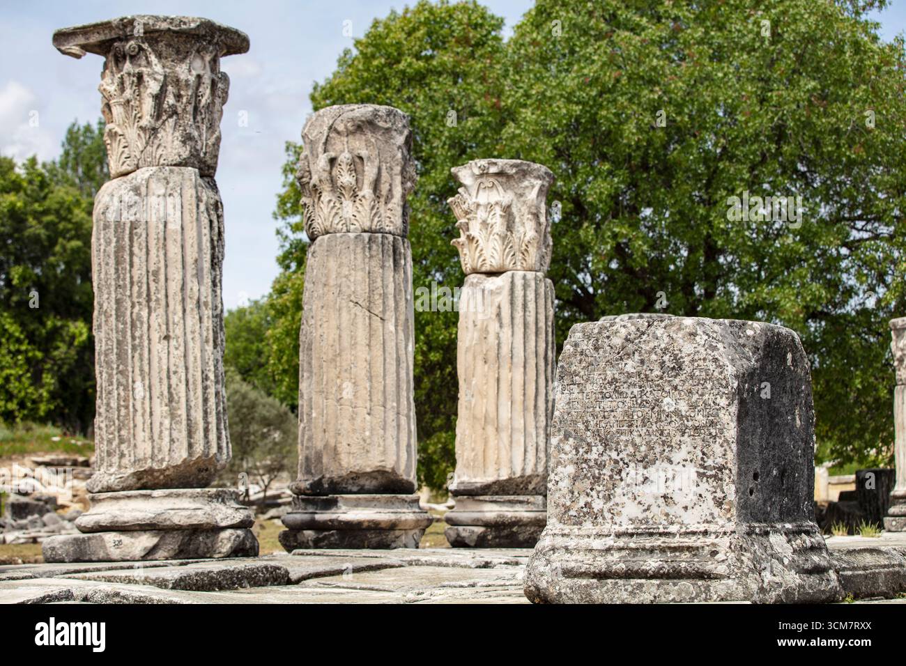 Ruins of the ancient sanctuary Lagina, Turkey Stock Photo - Alamy