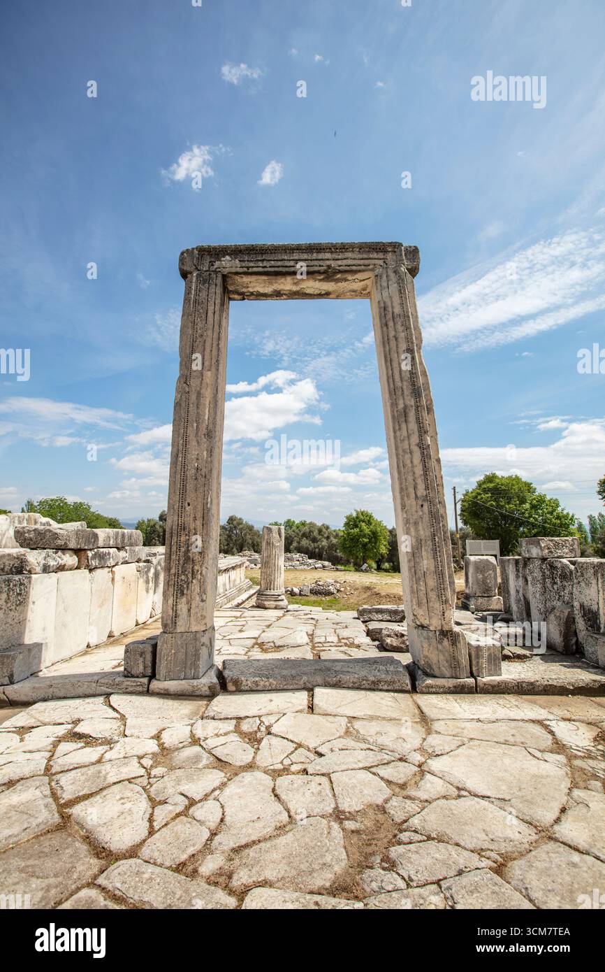 Ruins of the ancient sanctuary Lagina, Turkey Stock Photo - Alamy