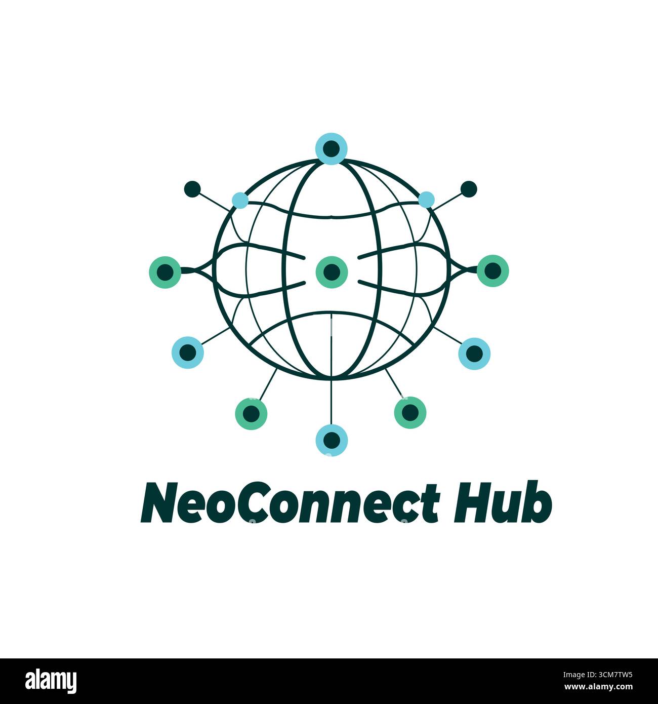 Innovative business hub Stock Vector Images - Alamy