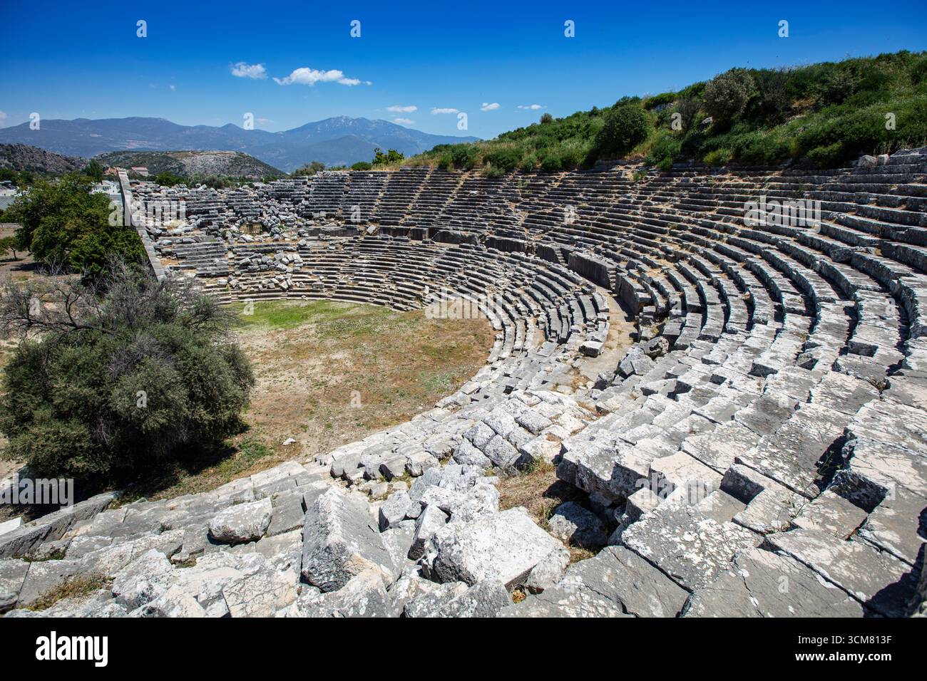 Columns of Leto Temple in Letoon ancient city Stock Photo - Alamy