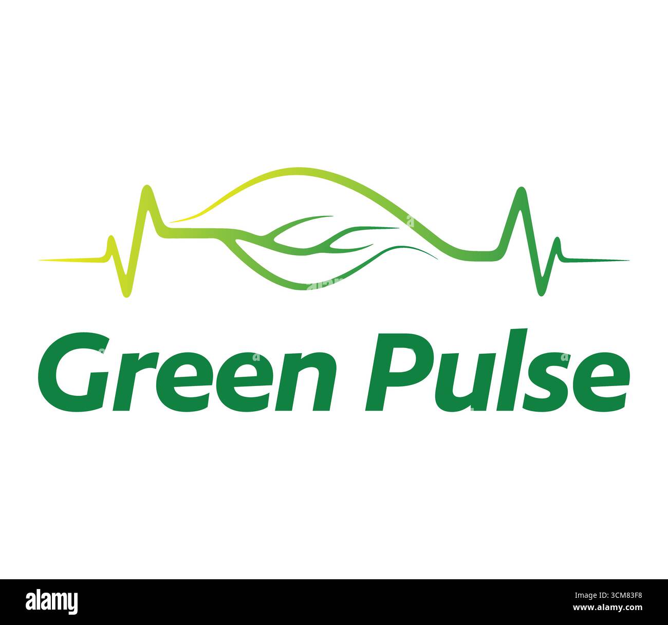 This logo represents a company named Green Pulse. It uses a leaf and ...