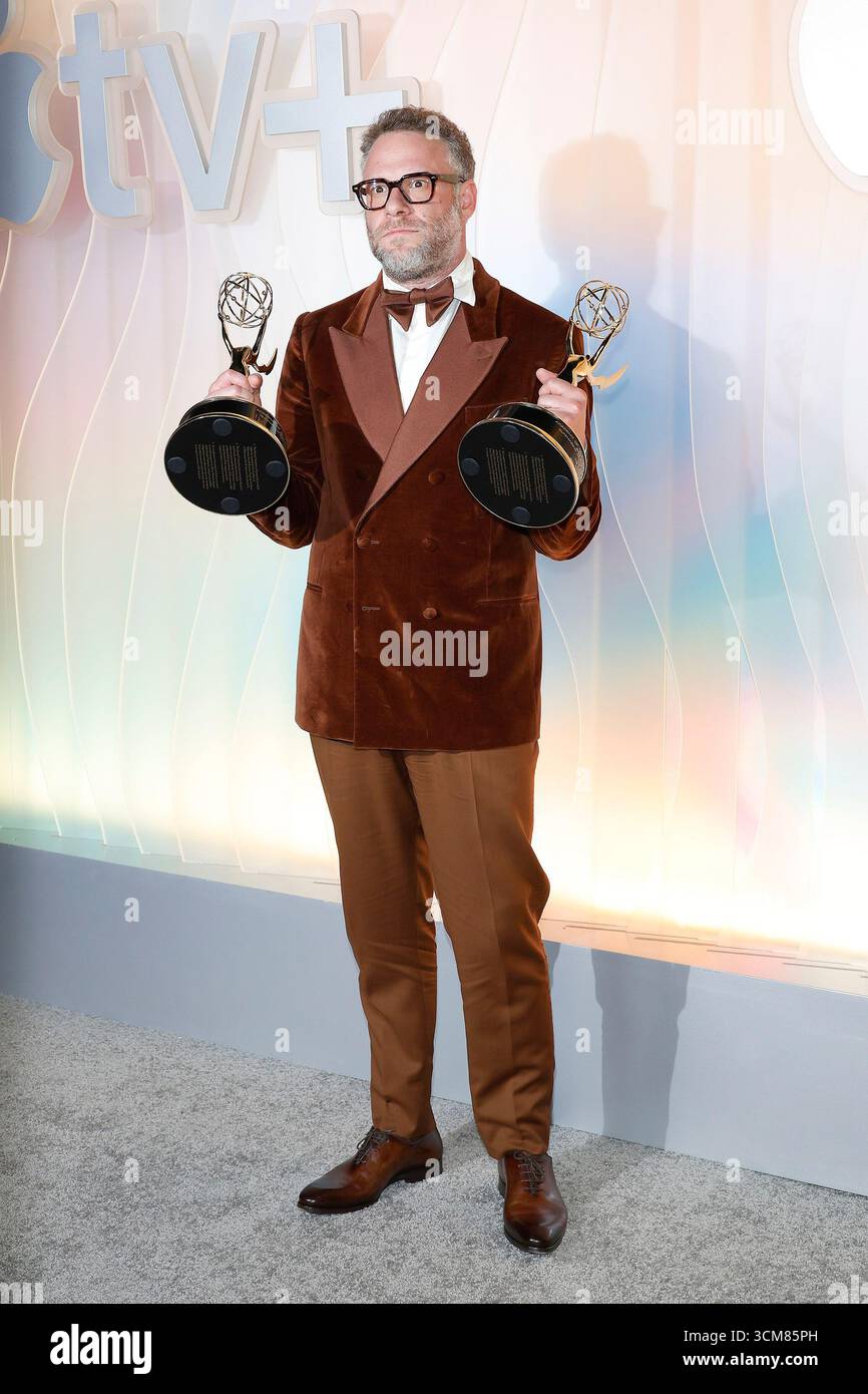 Seth Rogen attends the Apple TV+ Primetime Emmy Party at Ysabel in West ...