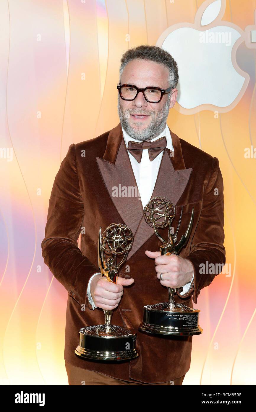 Seth Rogen attends the Apple TV+ Primetime Emmy Party at Ysabel in West ...