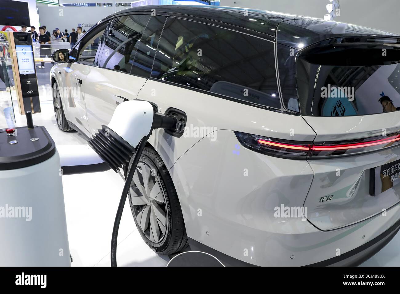 People visit the 2025 Inclusion Conference on the Bund in Shanghai ...