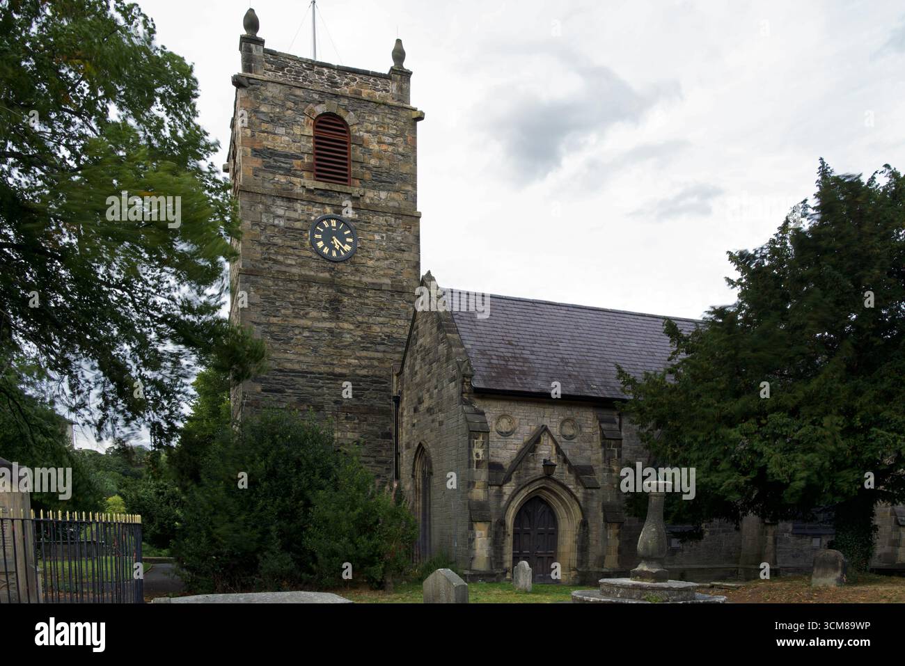 St Collen's Church in the town of Llangollen, Wales, was built in the ...
