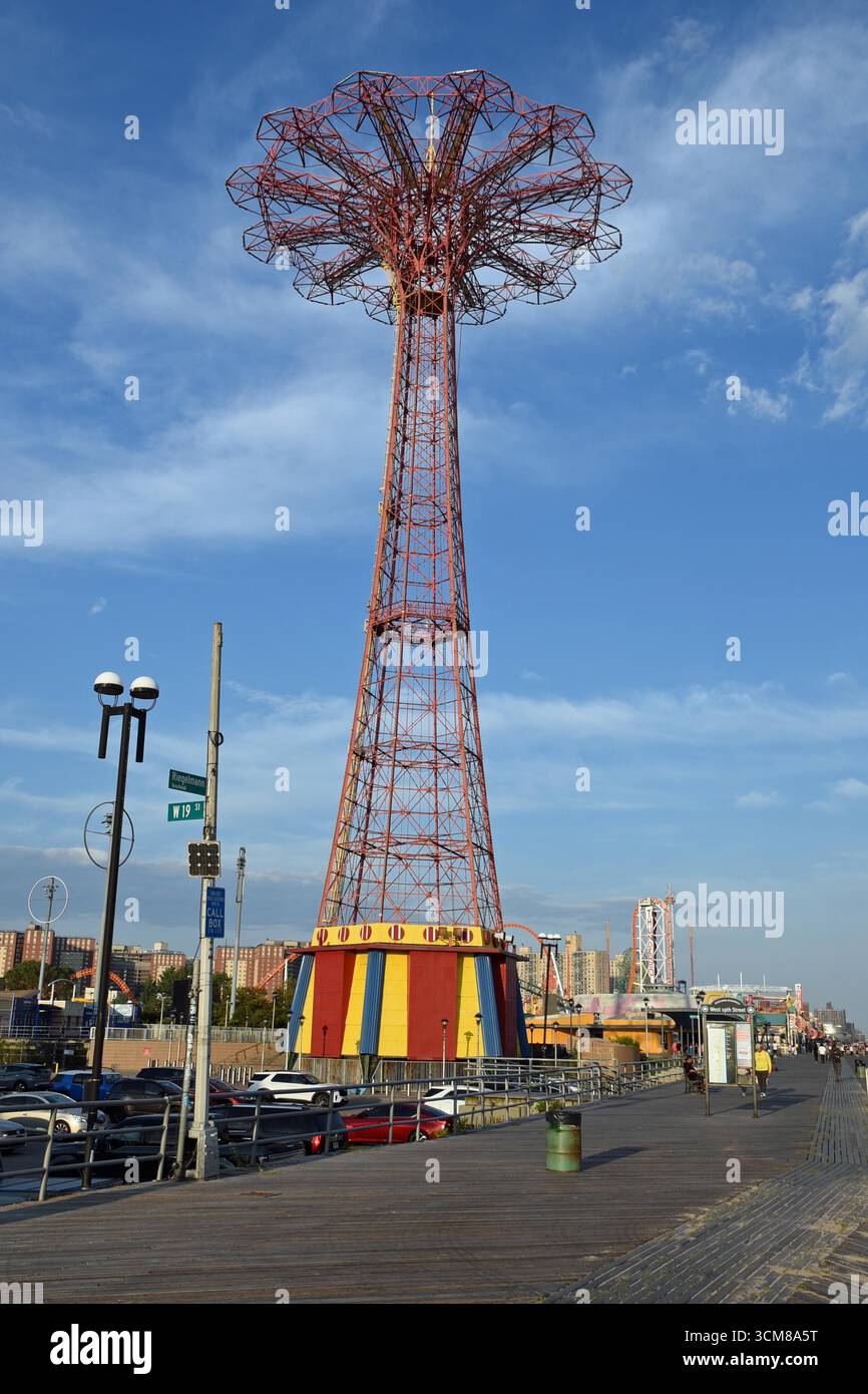 September 15, 2025, %G: (new) coney island parachute jump, september 14 ...