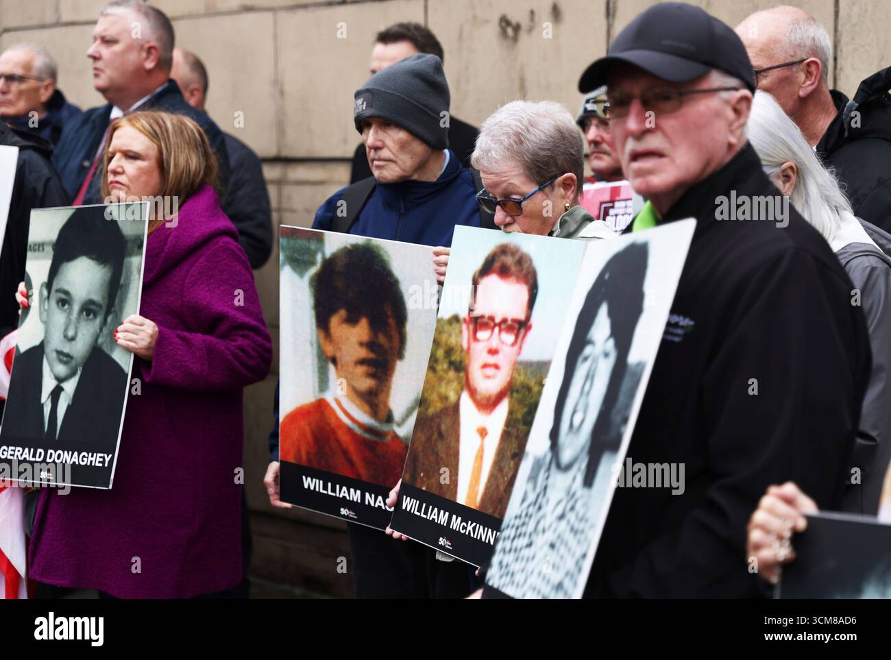 Families of the victims of the 1972 Bloody Sunday, hold a protest ...