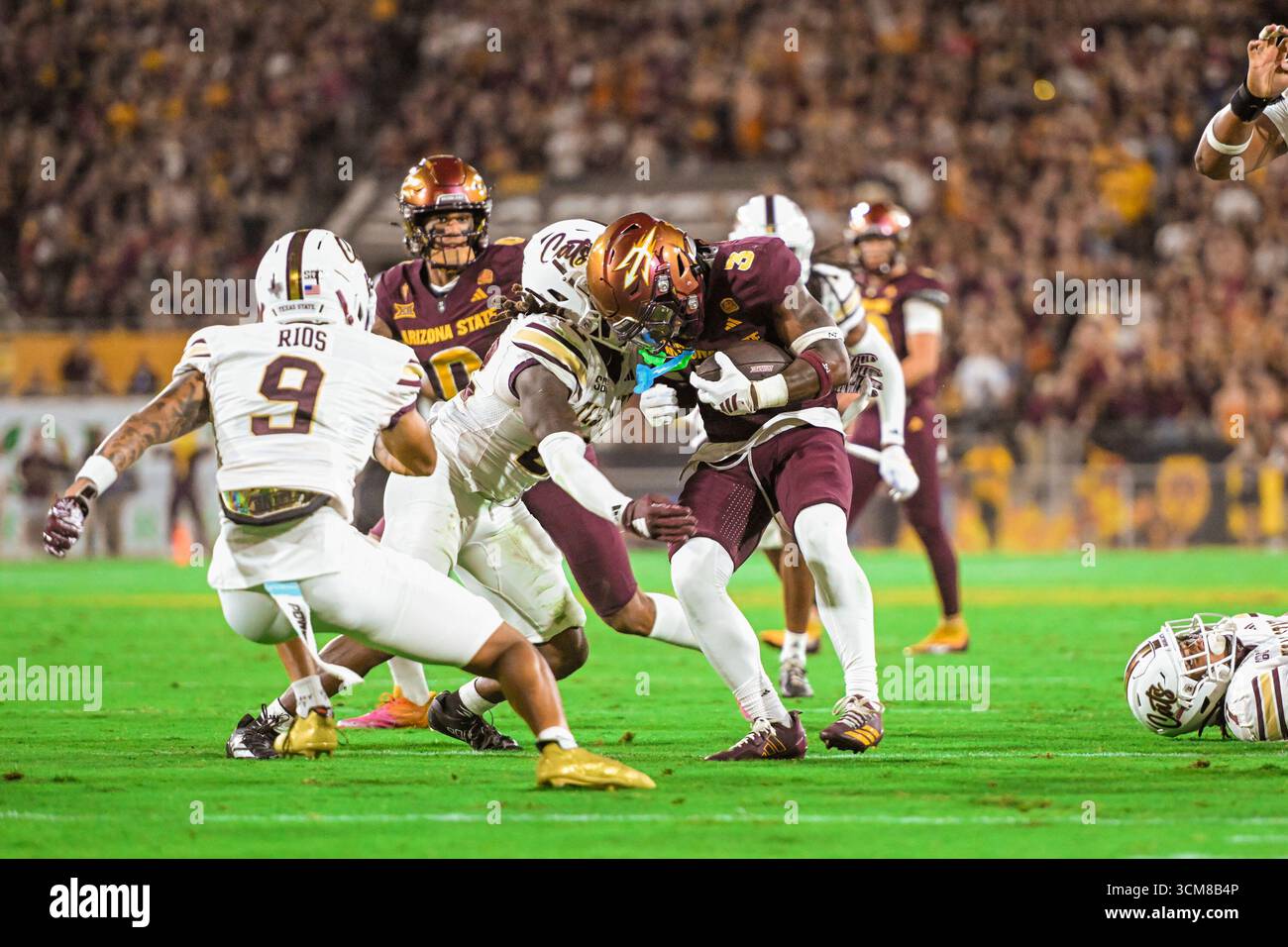 Arizona State Sun Devils running back Raleek Brown (3) runs for a ...