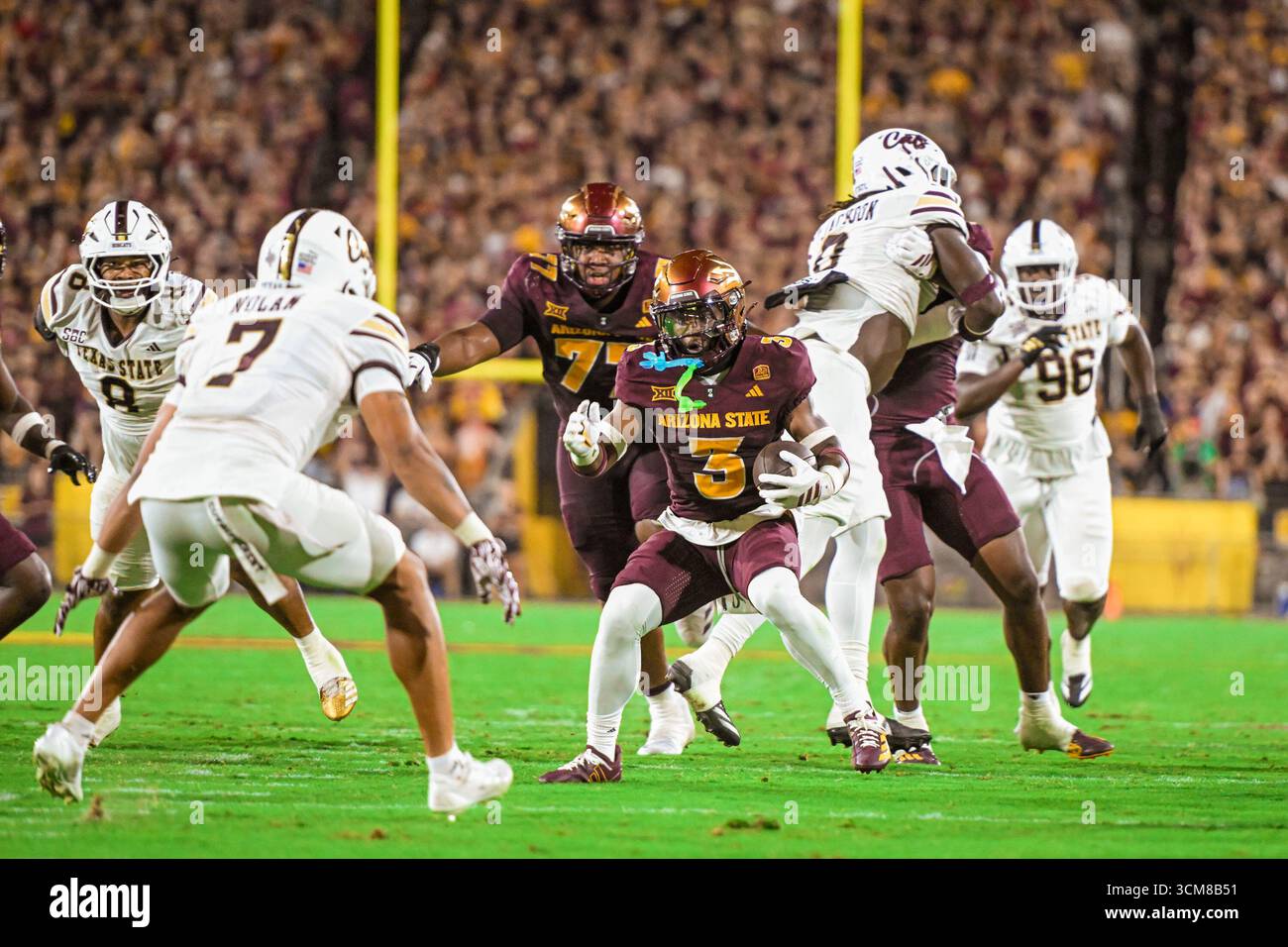 Arizona State Sun Devils running back Raleek Brown (3) runs for a ...