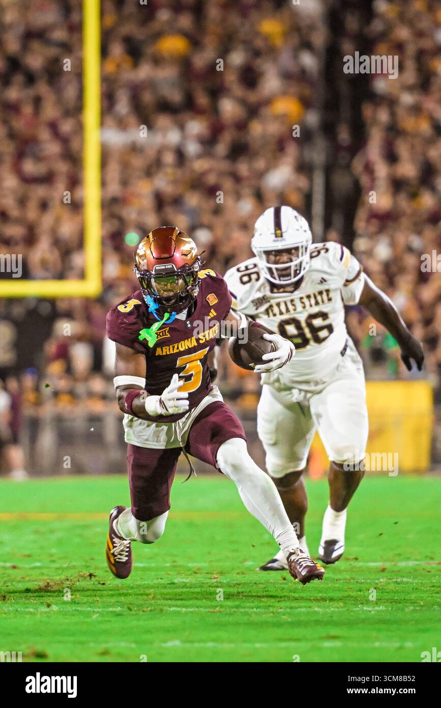 Arizona State Sun Devils running back Raleek Brown (3) runs for a first ...