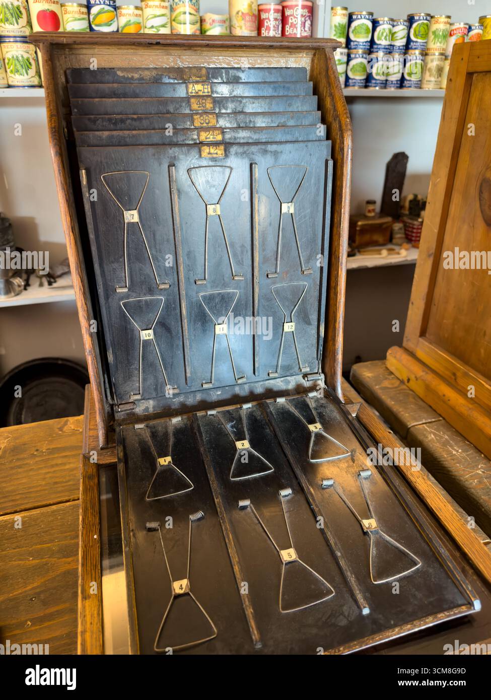 Antique account register in Carter's commissary store from the 1800s at ...