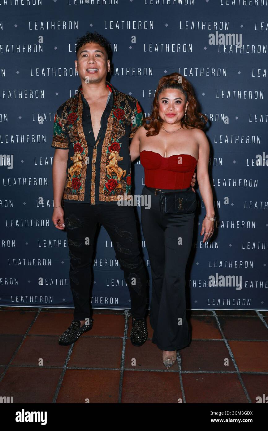 RON AROSA attends fashion label Leatheron’s Post Show Celebration at ...