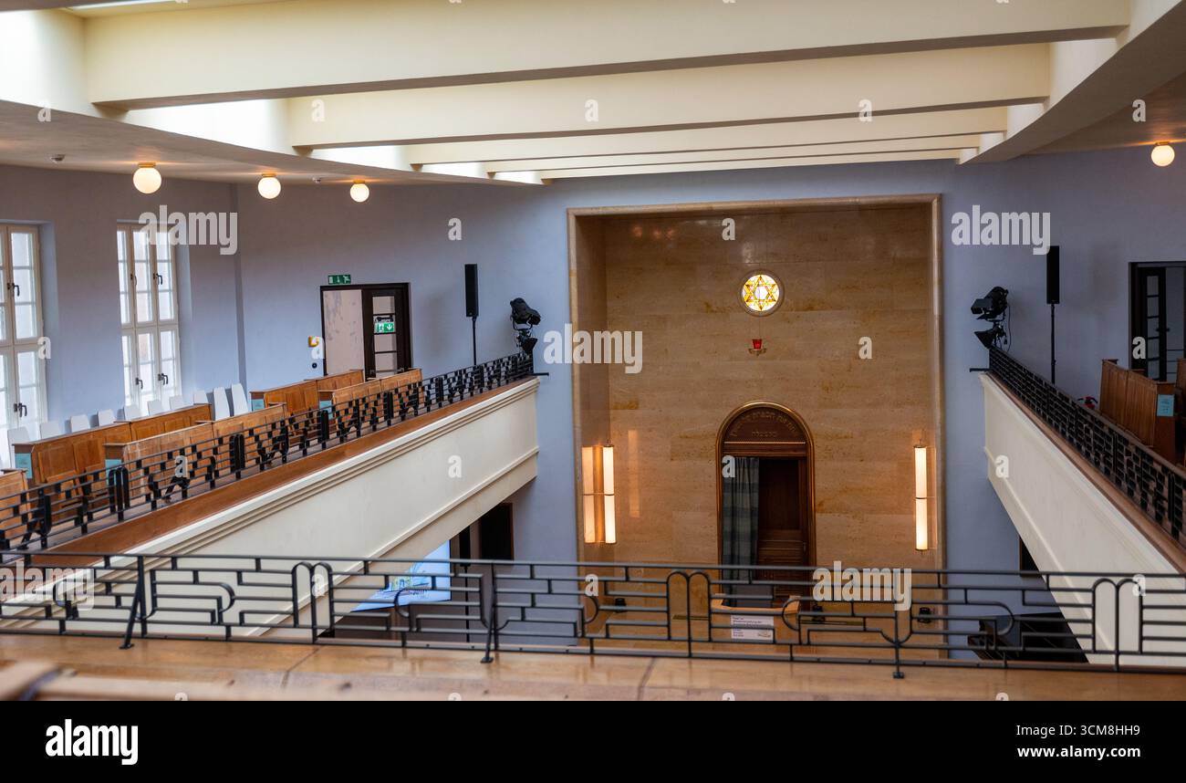 15 September 2025, Bavaria, Munich: View of the restored synagogue on ...