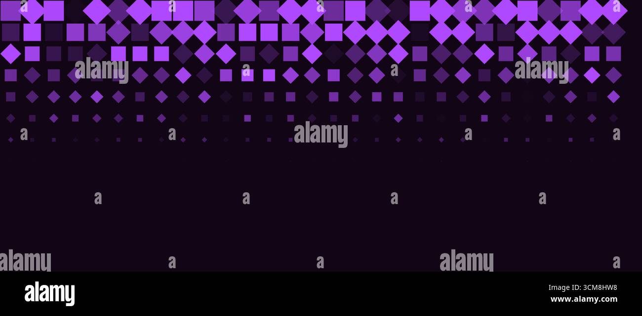 Crypto Web3 Background Pattern Texture, Purple Square And Diamond Mosaic From Top With Copy ...