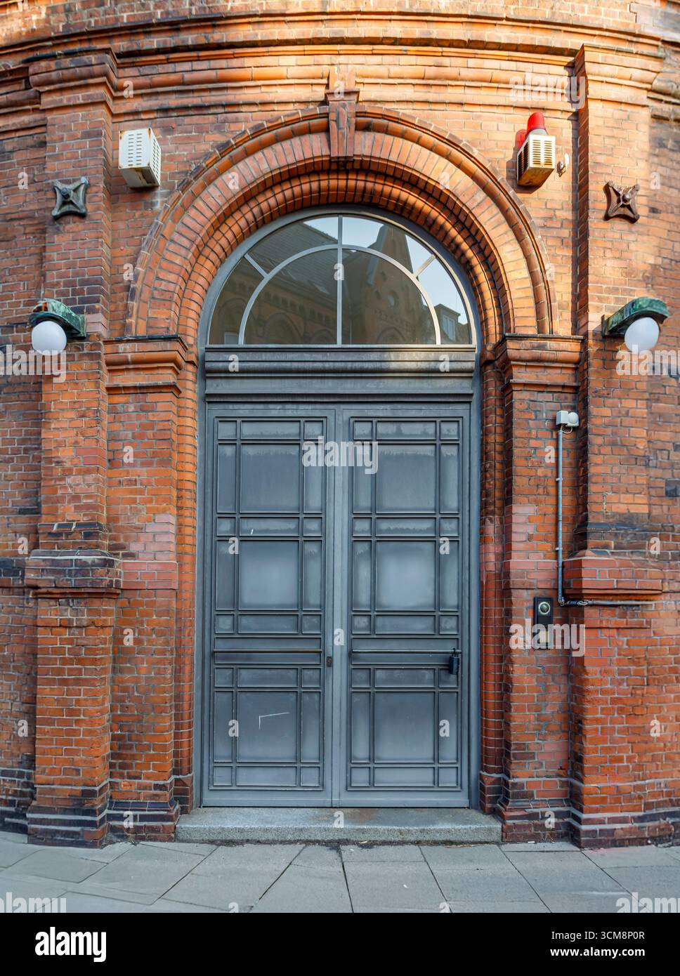Entrance portal of a building in hamburg altona hi-res stock ...