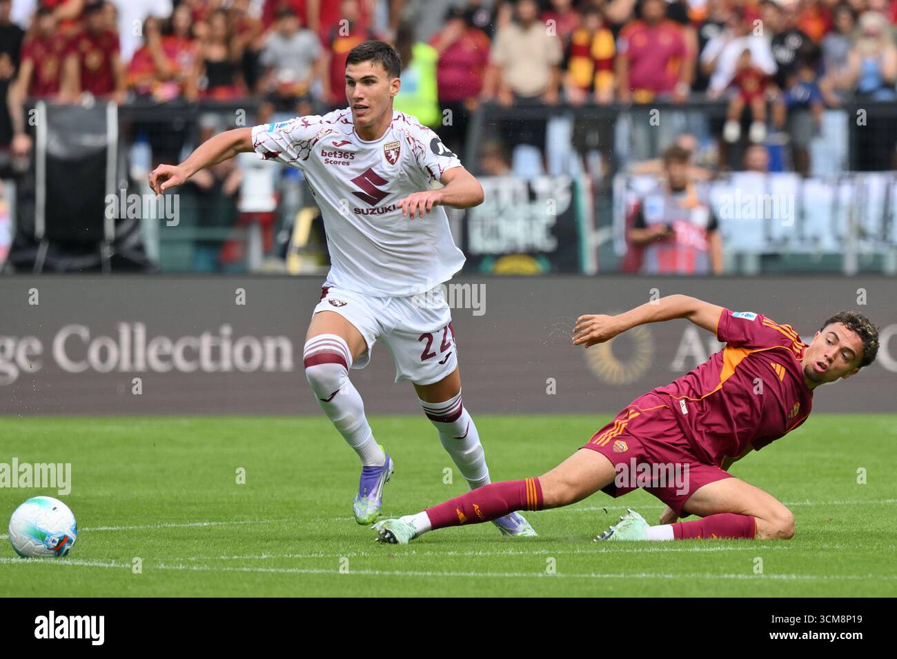 Olimpico Stadium, Rome, Italy - Cesare Casadei of FC Torino under ...