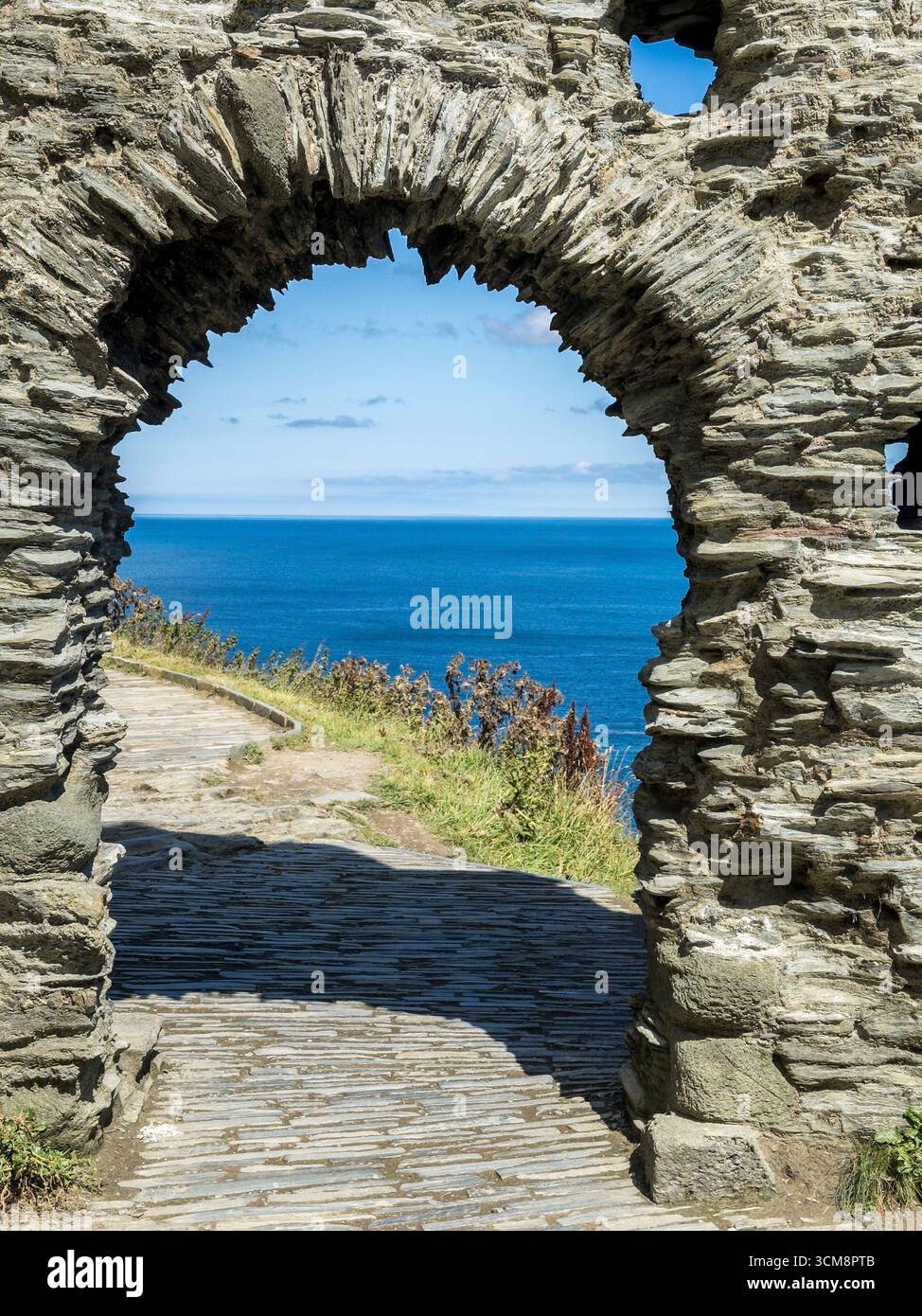Pathway through historic castle hi-res stock photography and images - Alamy