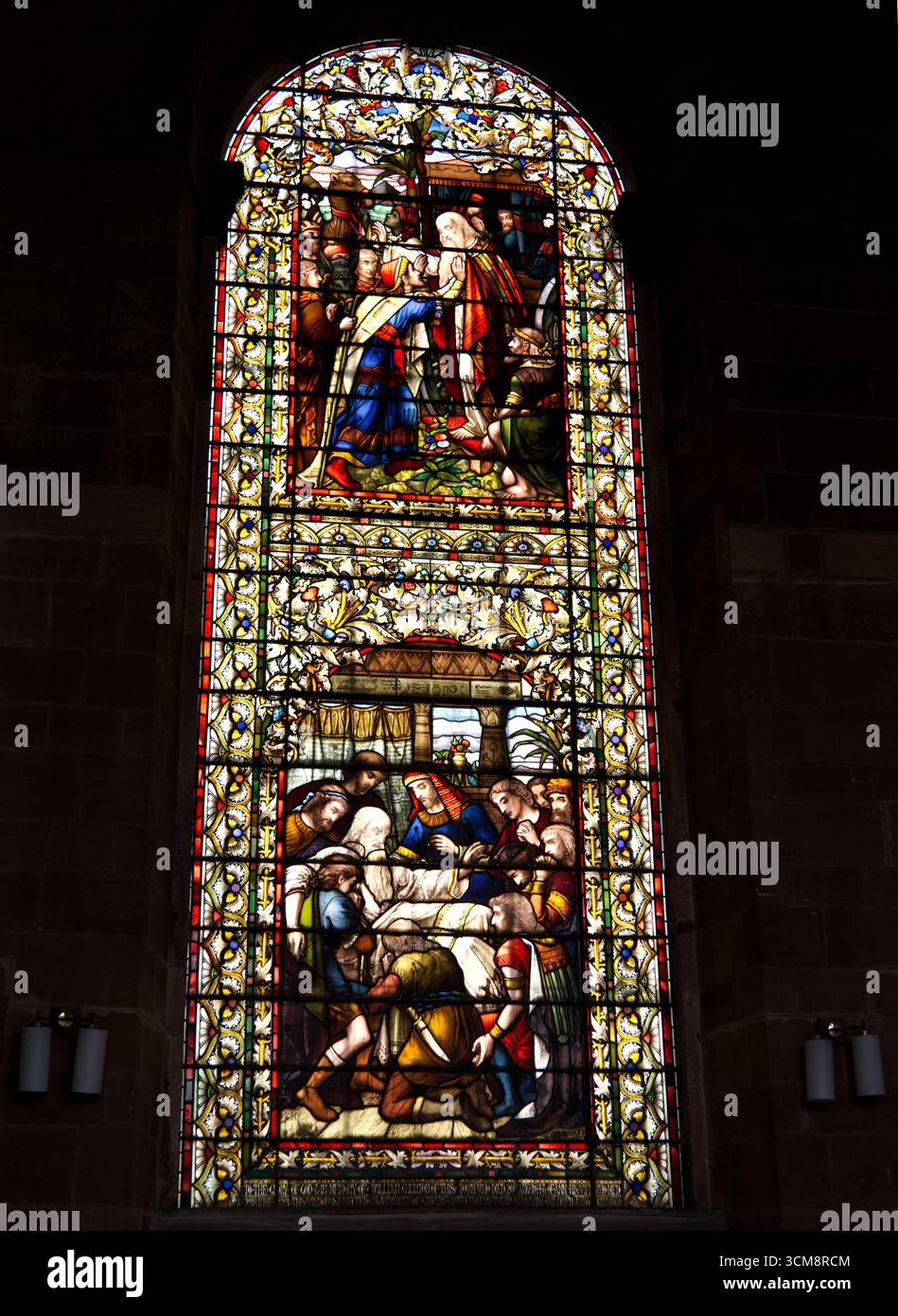 Handmade stained glass medieval hi-res stock photography and images - Alamy