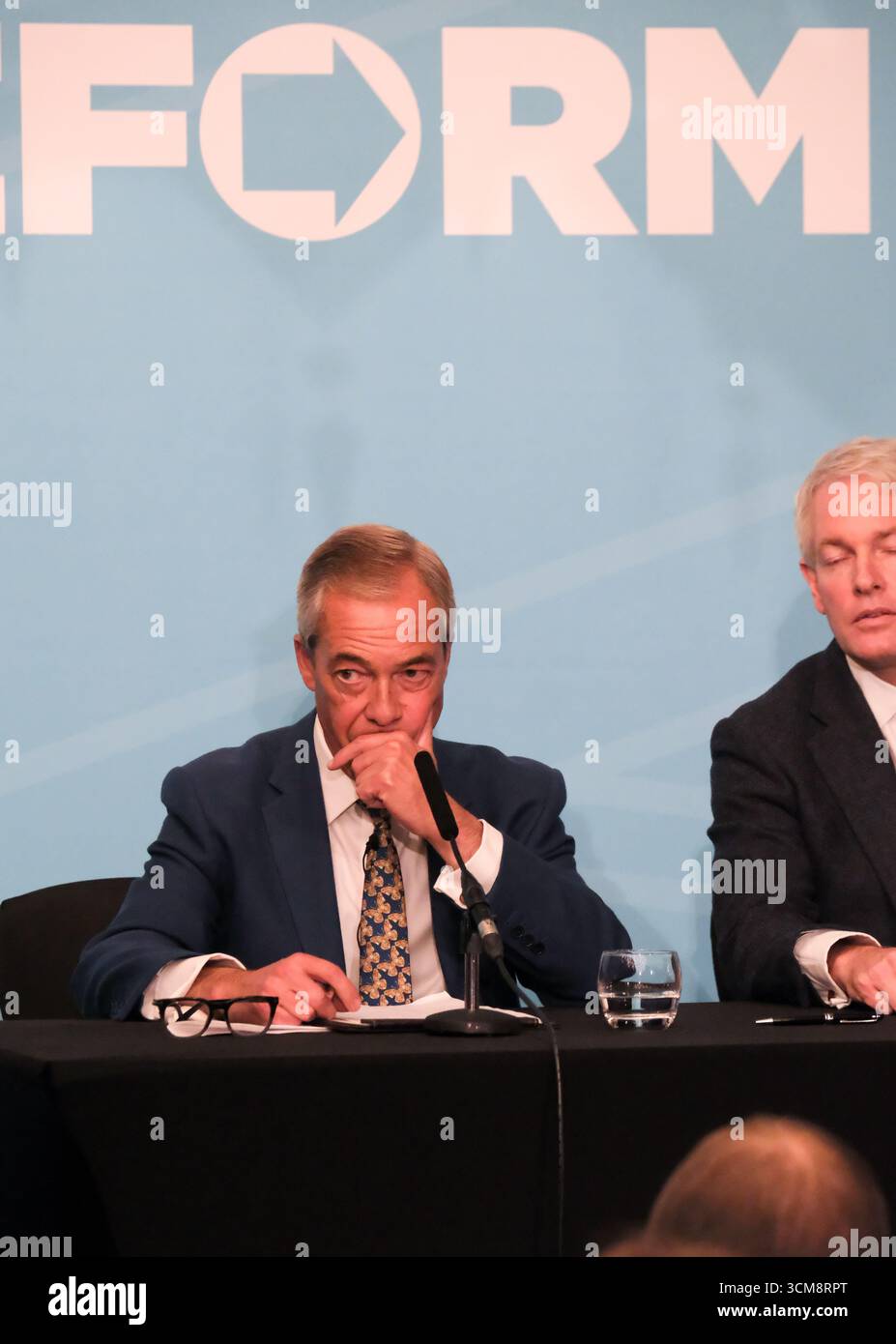 Green Park, London, UK. 15th Sep 2025. Nigel Farage at the Reform Party ...