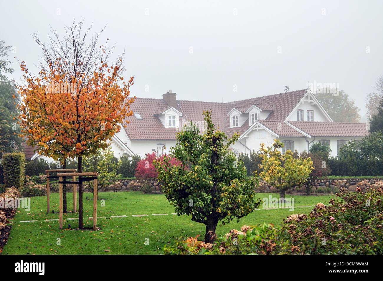 Autumn idyll in the village hi-res stock photography and images - Alamy