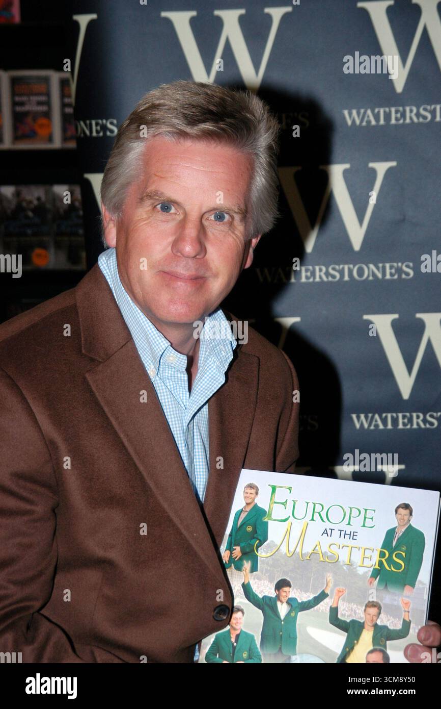 Steve Ryder at a signing of his new book "Europe At The Masters" at ...