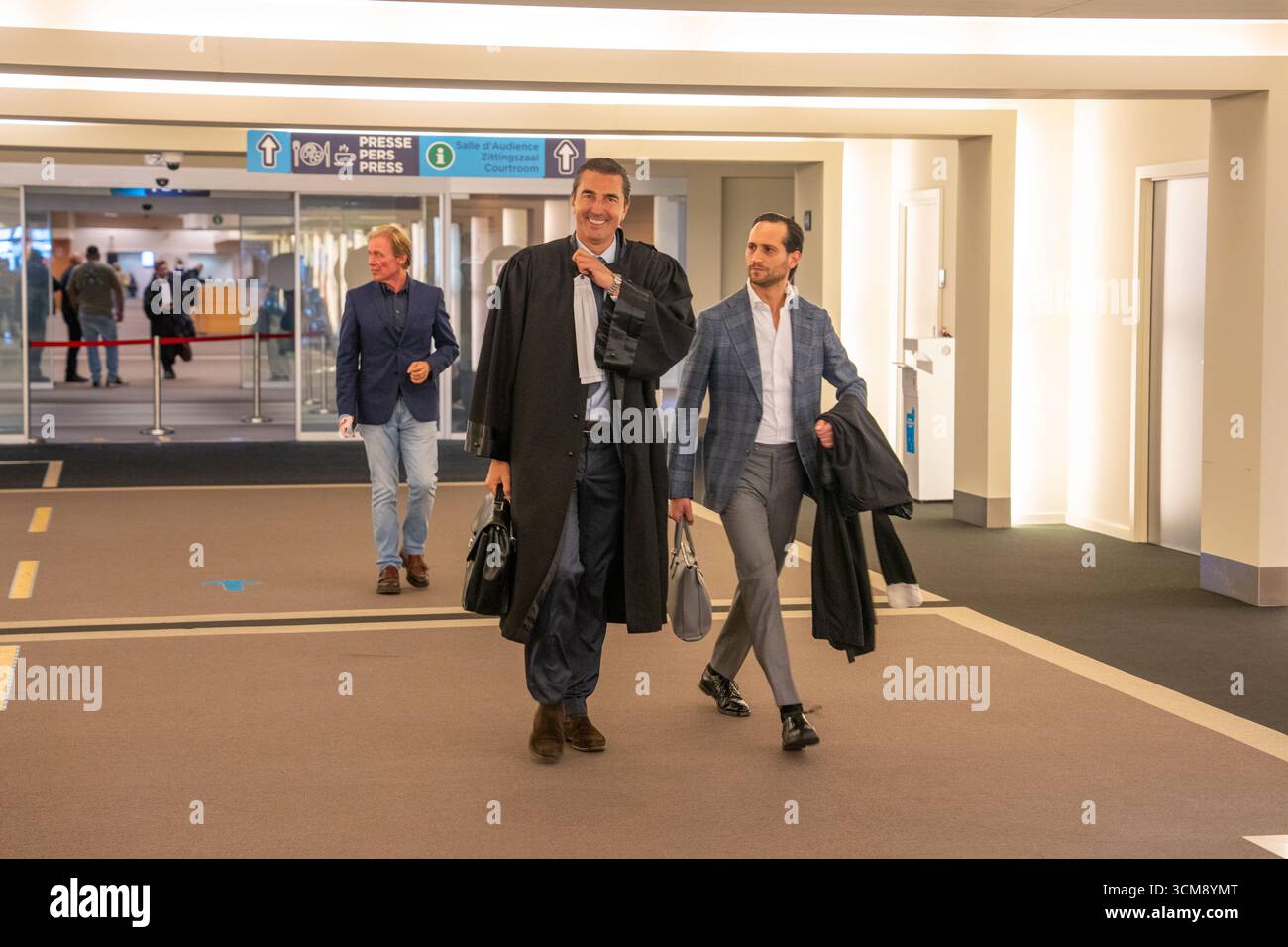 Lawyer Kris Luyckx arrives for one of: two major drug trials at ...