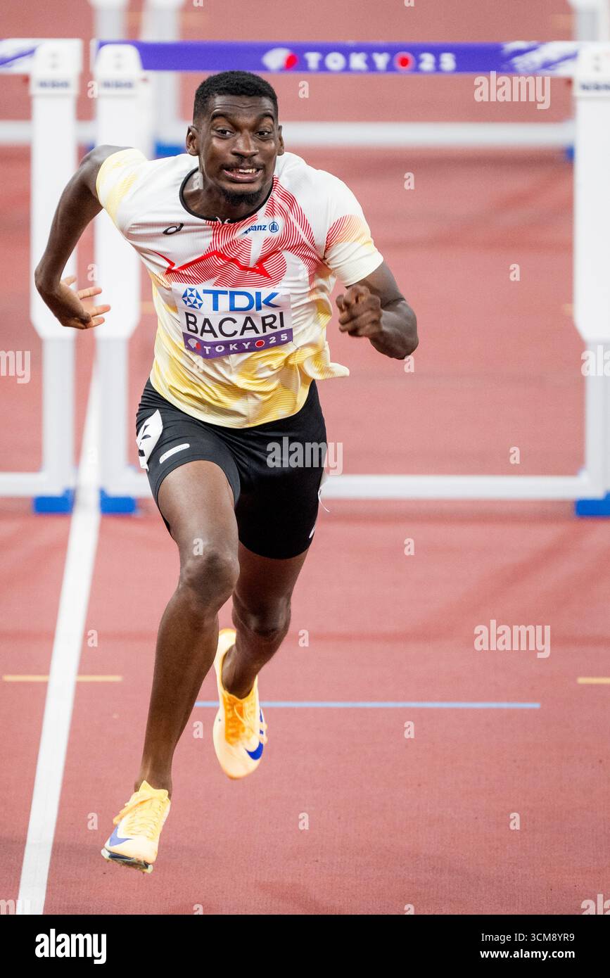 Tokyo, Japan. 15th Sep, 2025. Belgian Elie Bacari pictured in action ...