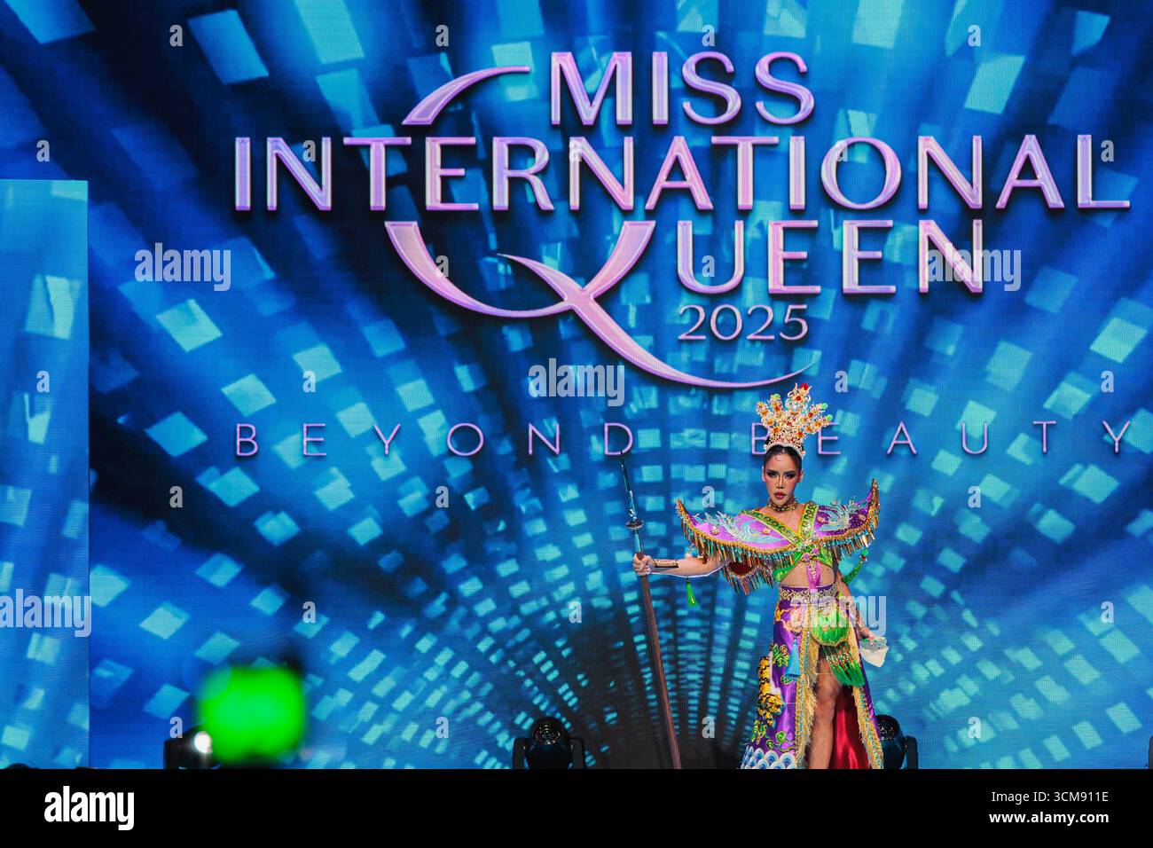 Tiffany Queen, contestant from Taiwan seen in a national costumes ...