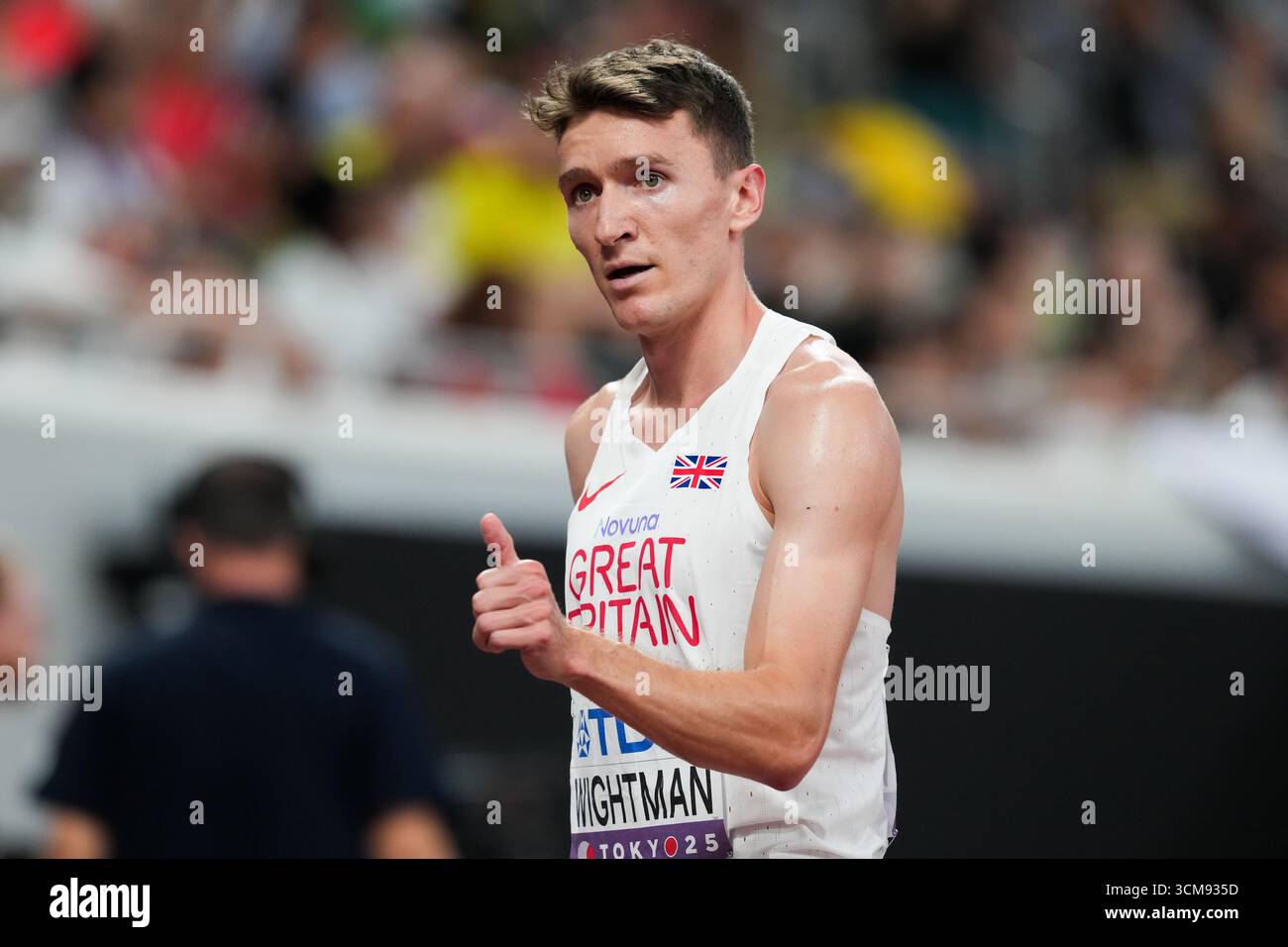 Jake Wightman of Great Britain following the Men’s 1500m semi-final ...