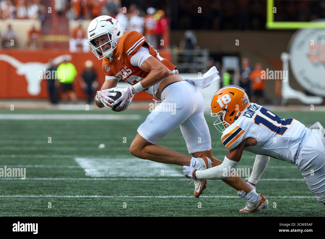 AUSTIN, TX - SEPTEMBER 13: Wide Receiver Parker Livingstone #13 of the ...