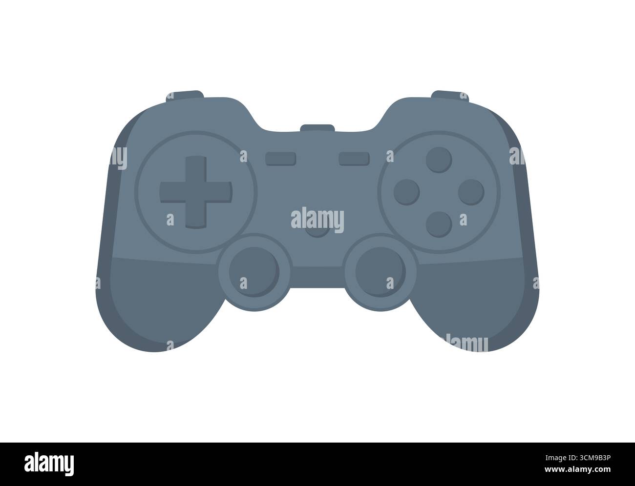Gamepad isolated joystick on Stock Vector Images - Alamy