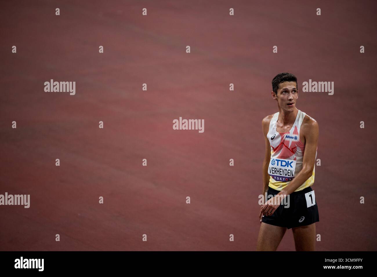 Belgian Ruben Verheyden the semi-finals of the 1500 men, at the World ...