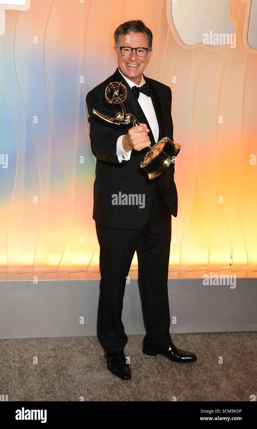 WEST HOLLYWOOD, CA - SEPTEMBER 14: Stephen Colbert at the Apple TV+ ...