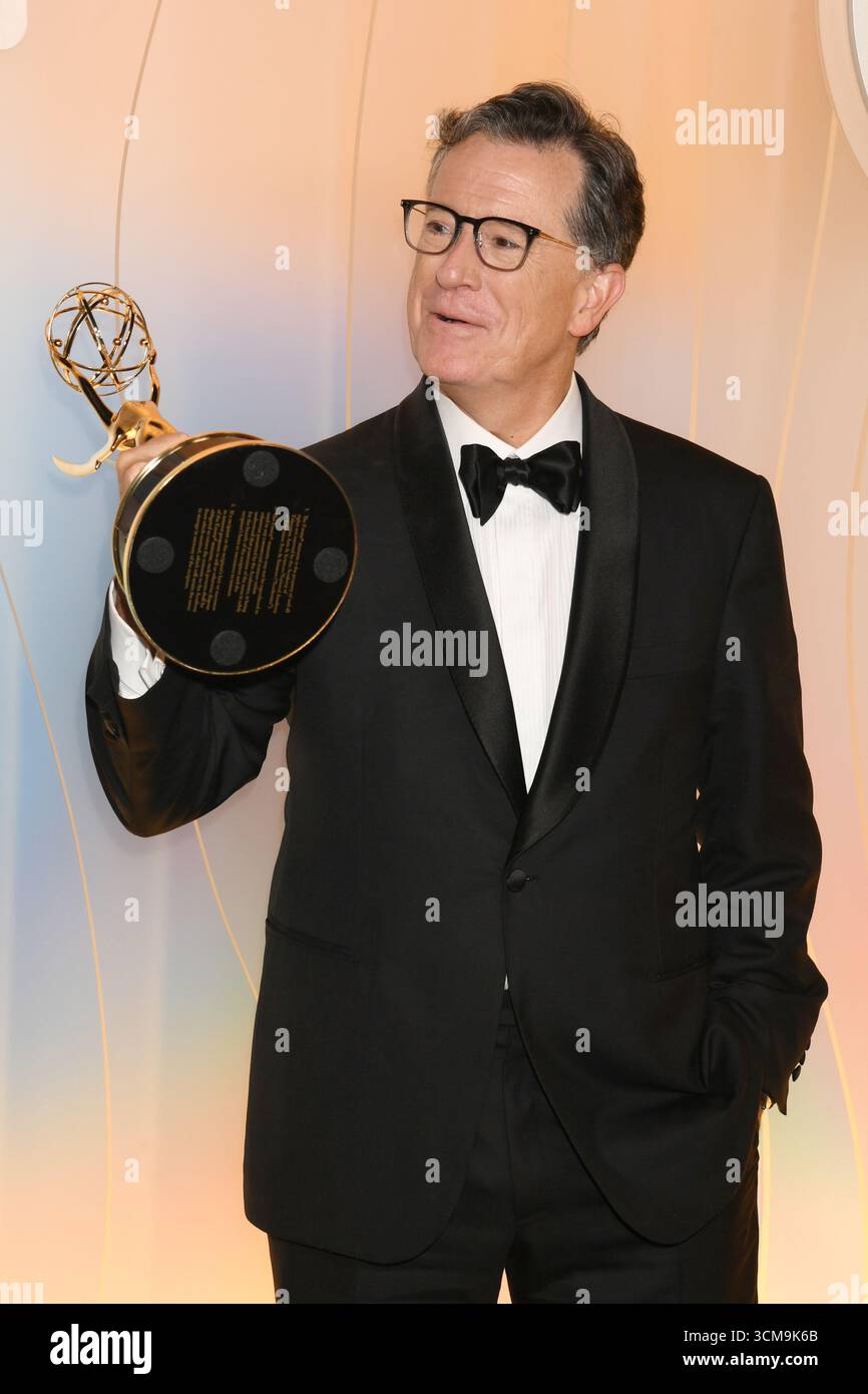 WEST HOLLYWOOD, CA - SEPTEMBER 14: Stephen Colbert at the Apple TV+ ...