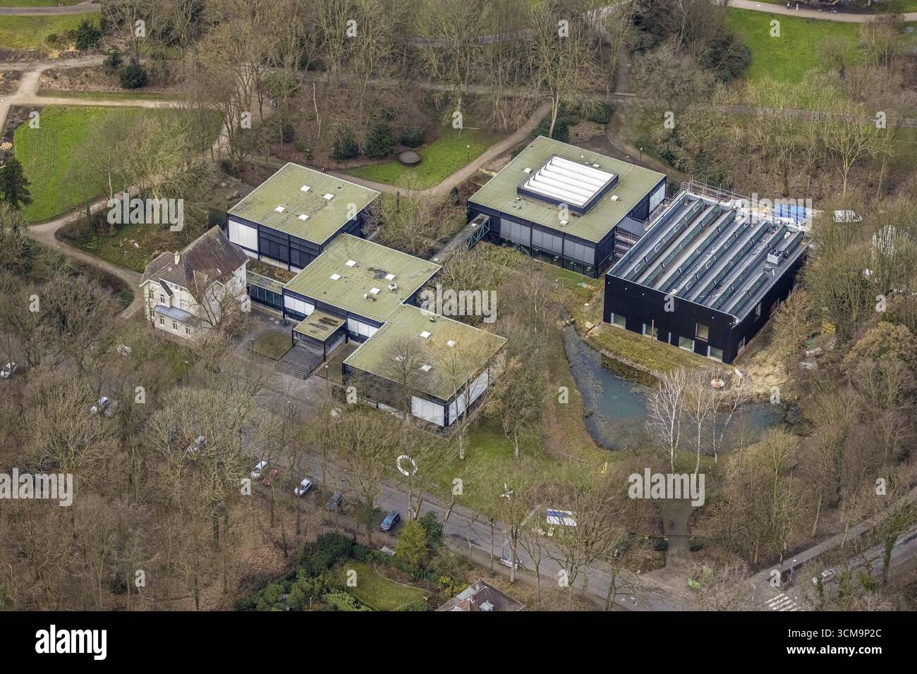Aerial view, Museumsverein Josef Albers Museum Quadrat e.V. im ...