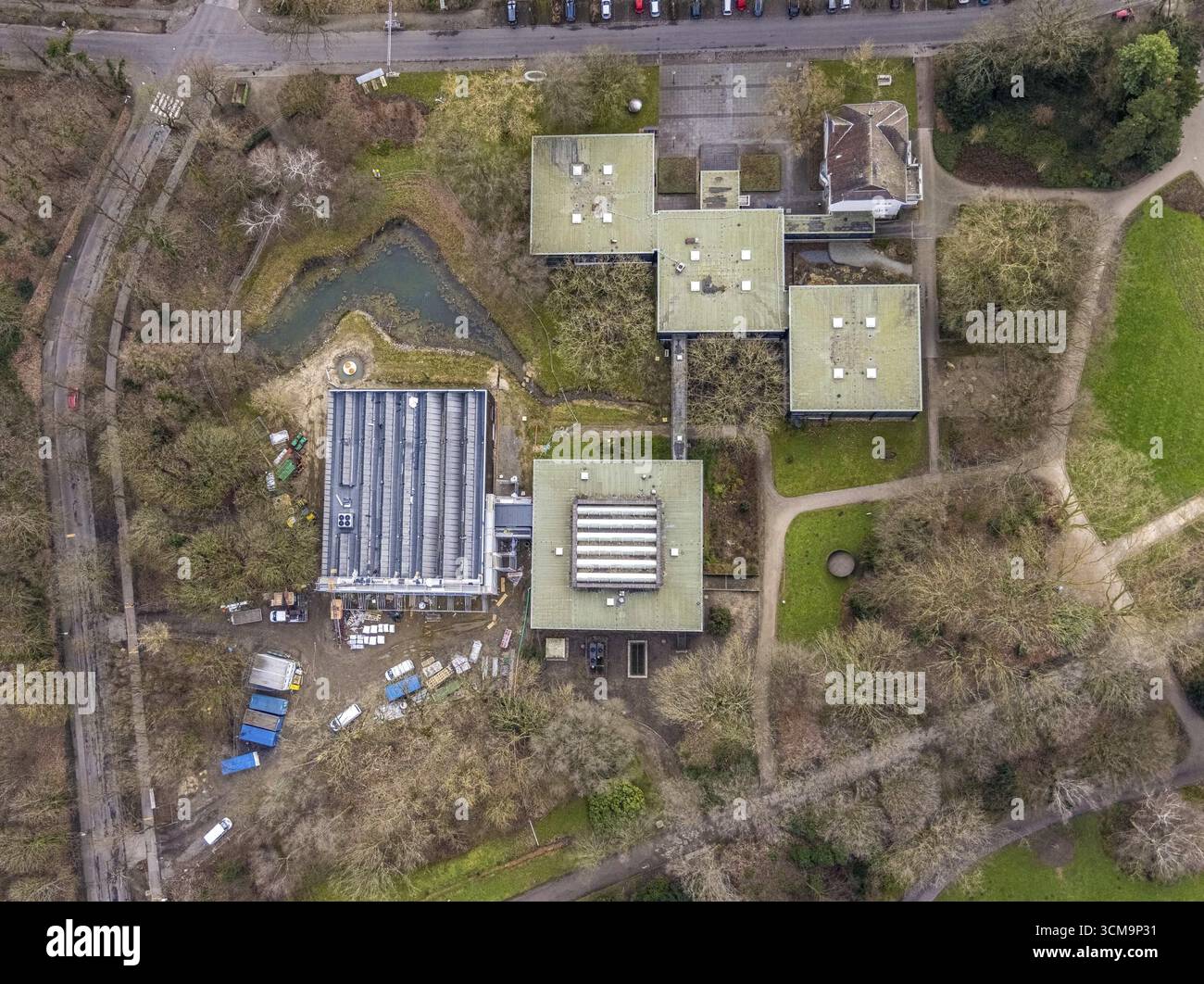 Aerial view, Museumsverein Josef Albers Museum Quadrat e.V. im ...