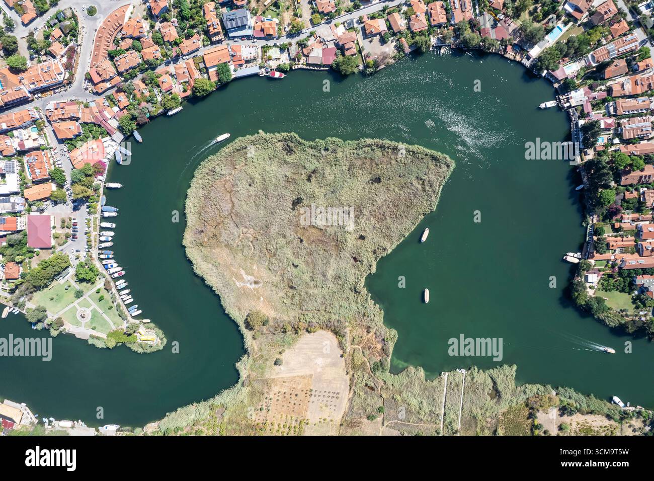 Turkey touristic area Dalyan Ortaca, ancient city of Kaunos, Dalyan ...