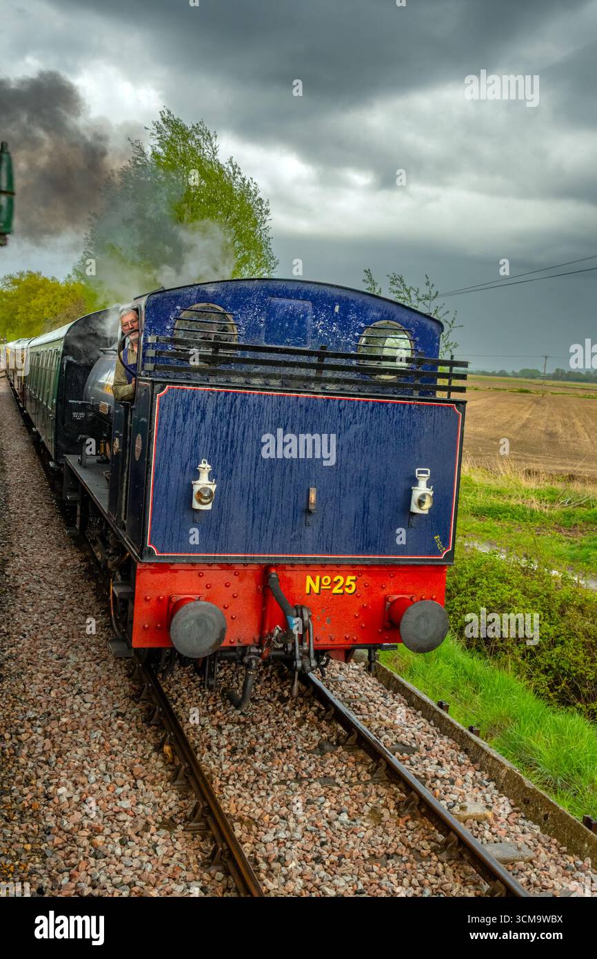 Saddle tank engine on the Kent & East Sussex Railway Stock Photo - Alamy