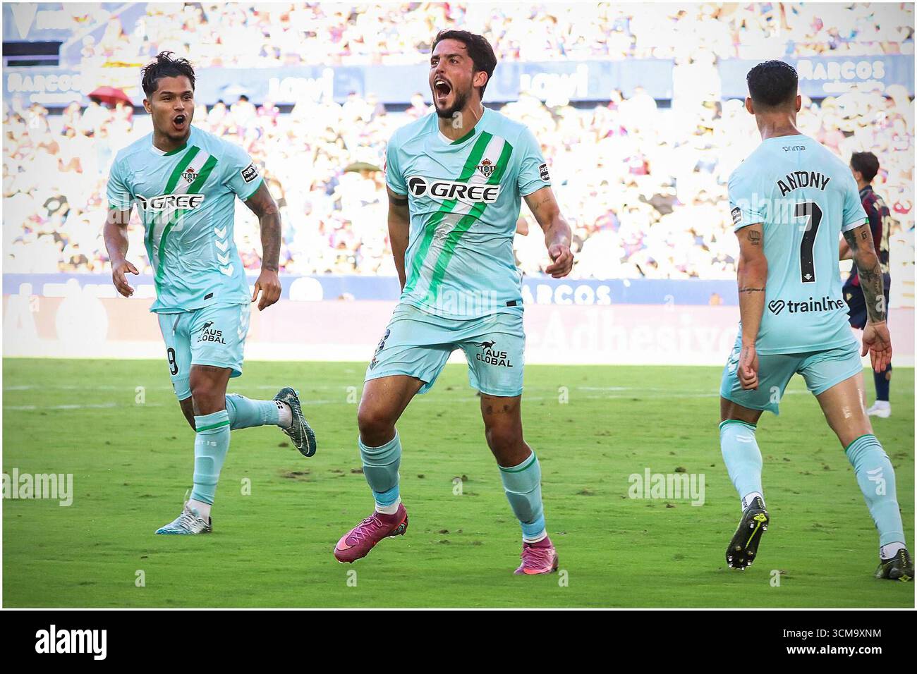 Spanish La Liga EA Sports soccer match Levante vs Betis at Ciudat de ...