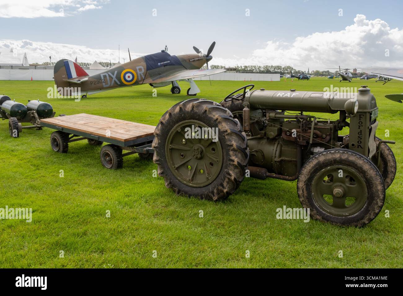 September 2025 - RAF Fordson tractor in front of a Supermarine ...