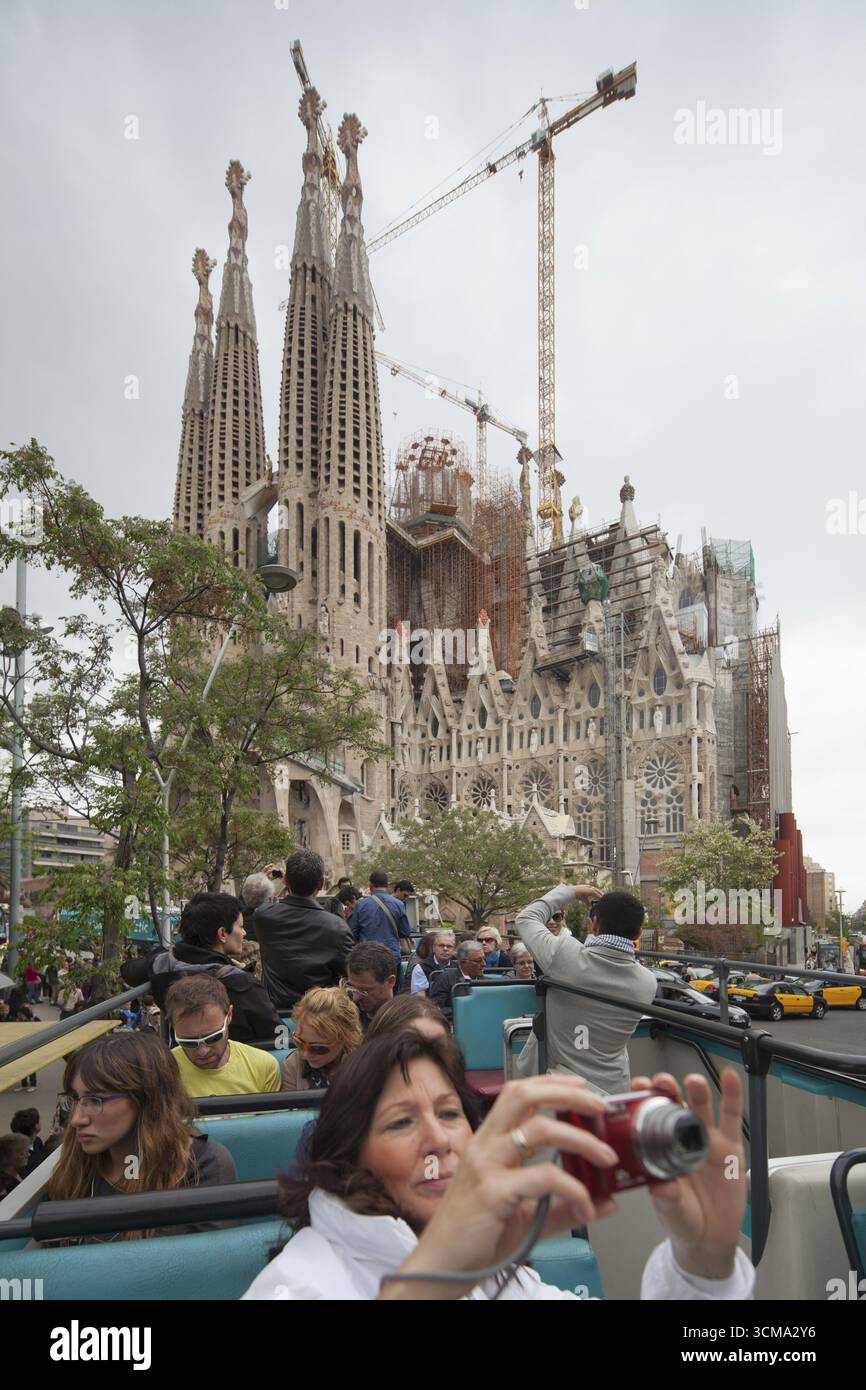 Sagrada Familia, church, architect Antonio Gaudi, Unesco World Heritage ...