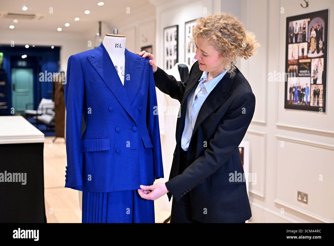 EDITORIAL USE ONLY Joanna Spreadbury, an Apprentice Coat Maker for ...