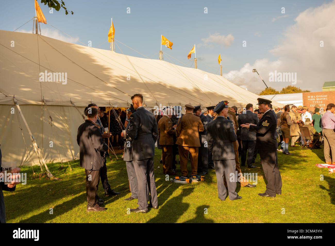 September 2025 - Characters in RAF and Army uniforms at Goodwood ...